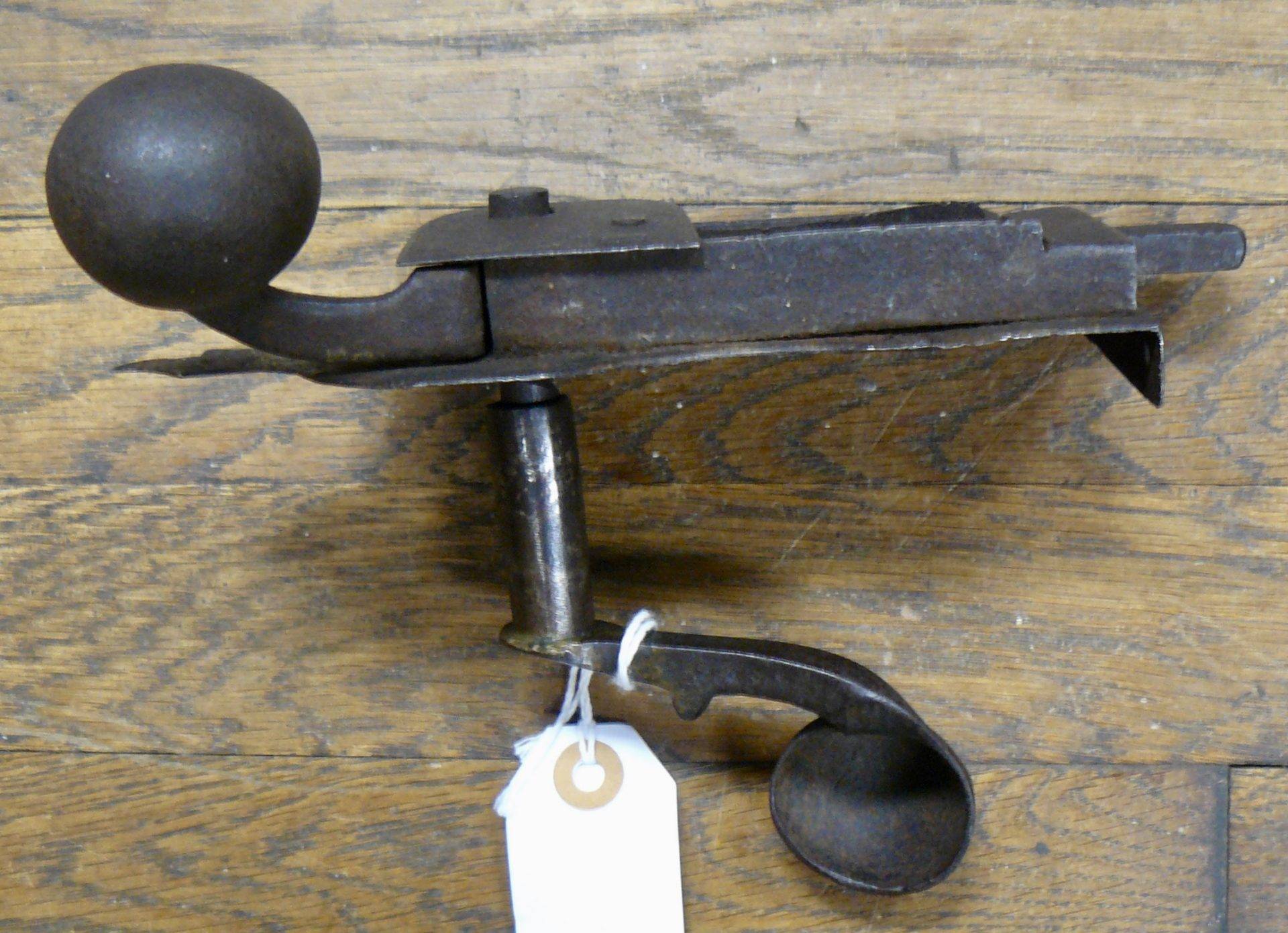 A 1963 Pay Phone, A Primitive Door Lock and an Antique Slant Top Desk ...